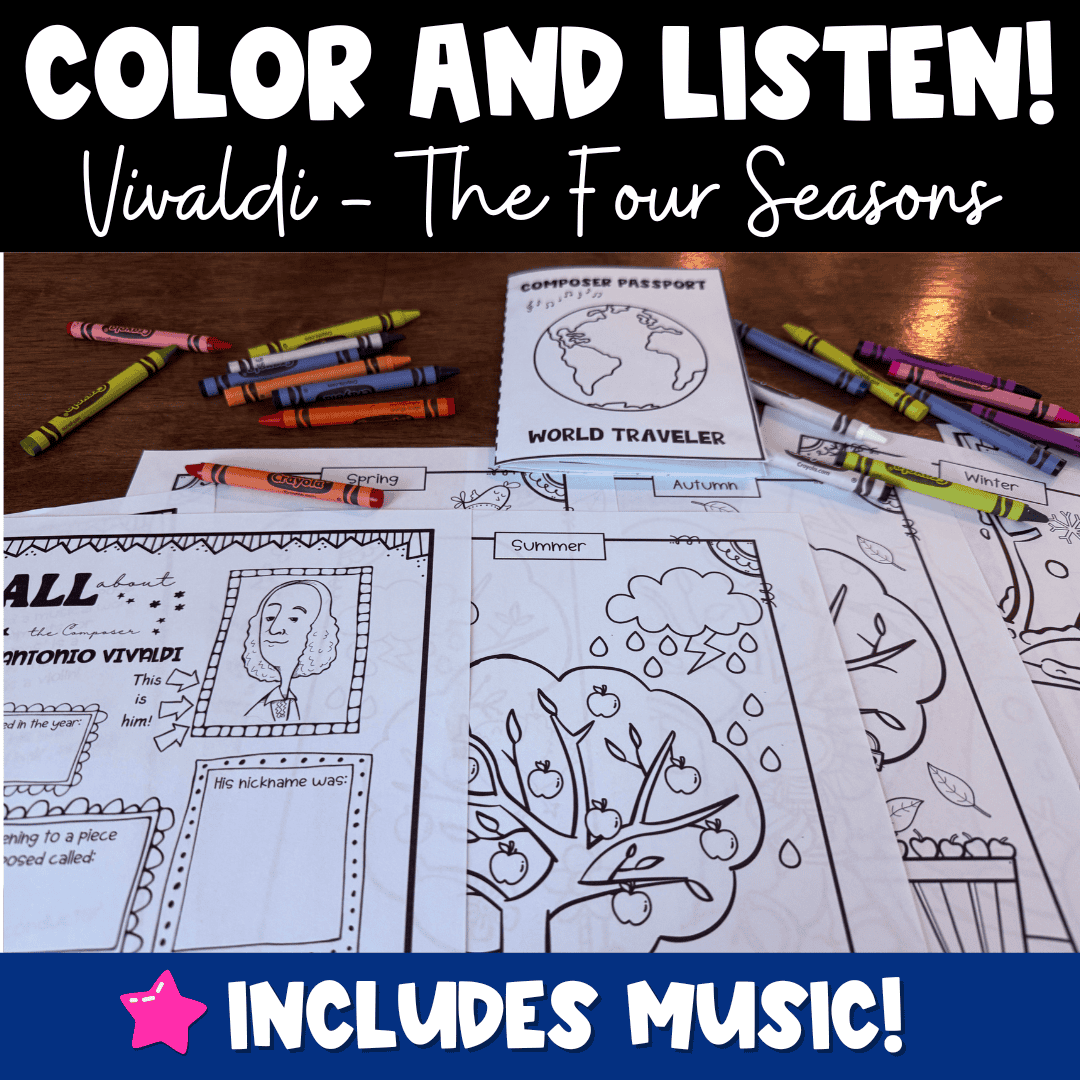 Vivaldi Four Seasons Listening Activity for Students - Wildflower Music ...